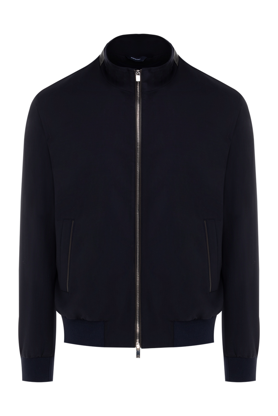 Tombolini jacket made of wool and elastane for men blue 176358 — Men ...