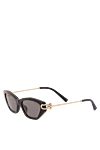 Tiffany&Co women's sunglasses with black frames and gold temples 191660 ...